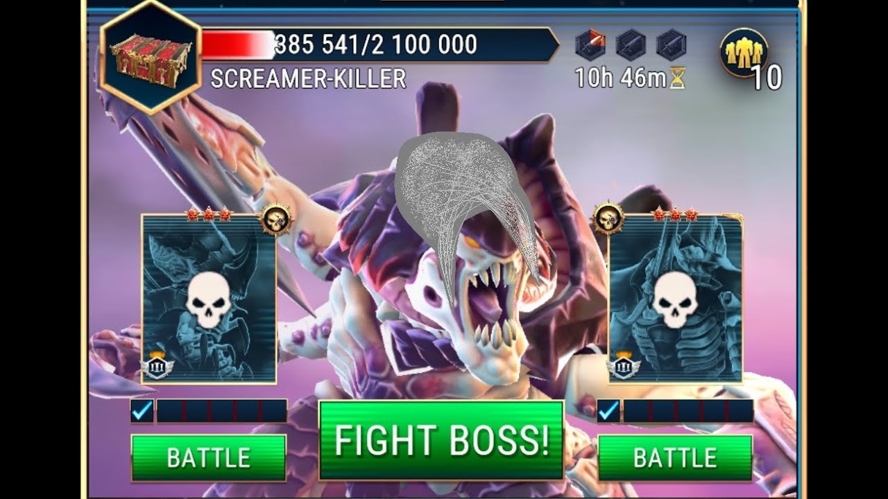 WH40k Tacticus - Raid Screamer-Killer Imperial Fortress E3 Low Ground ...