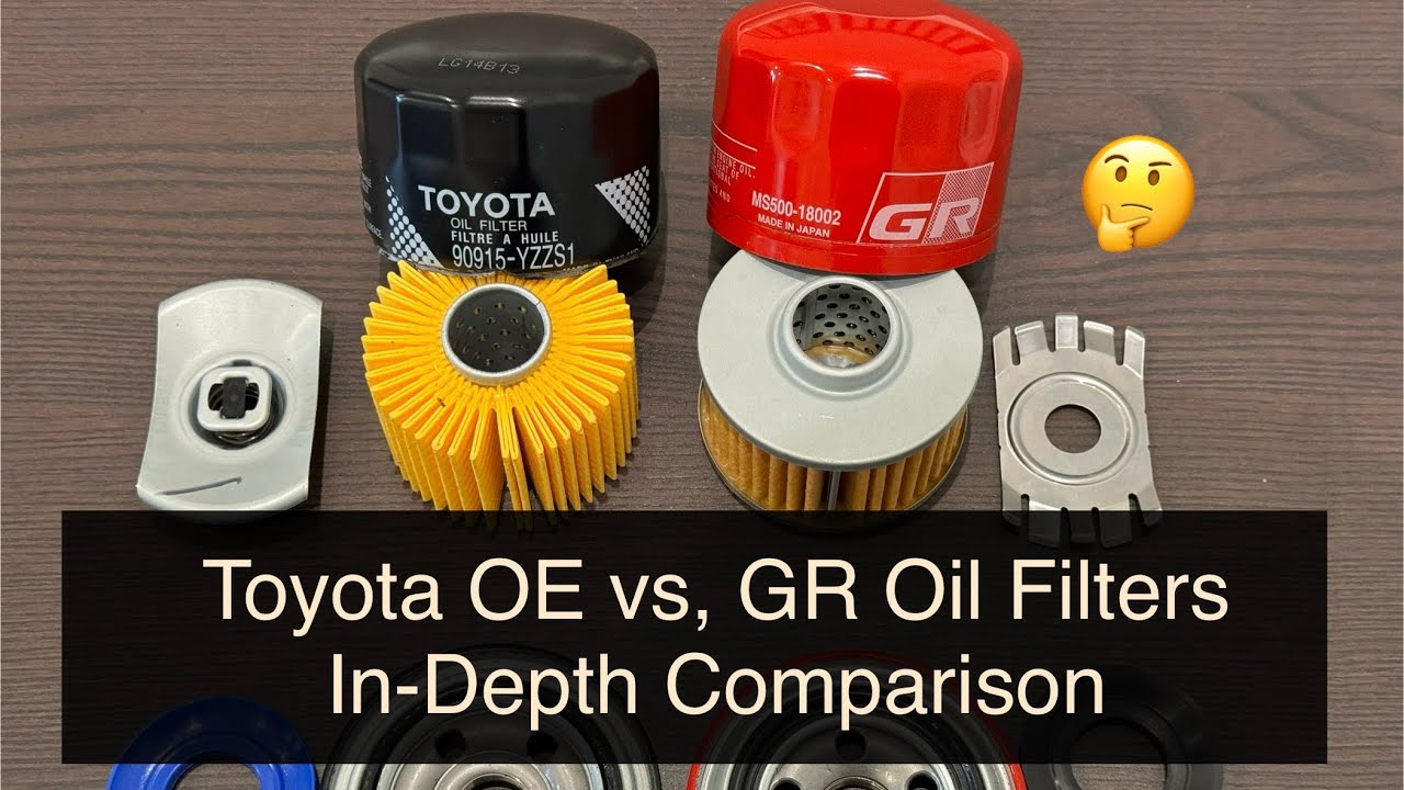 Toyota GR vs. Base Oil Filter Teardown - YouTube