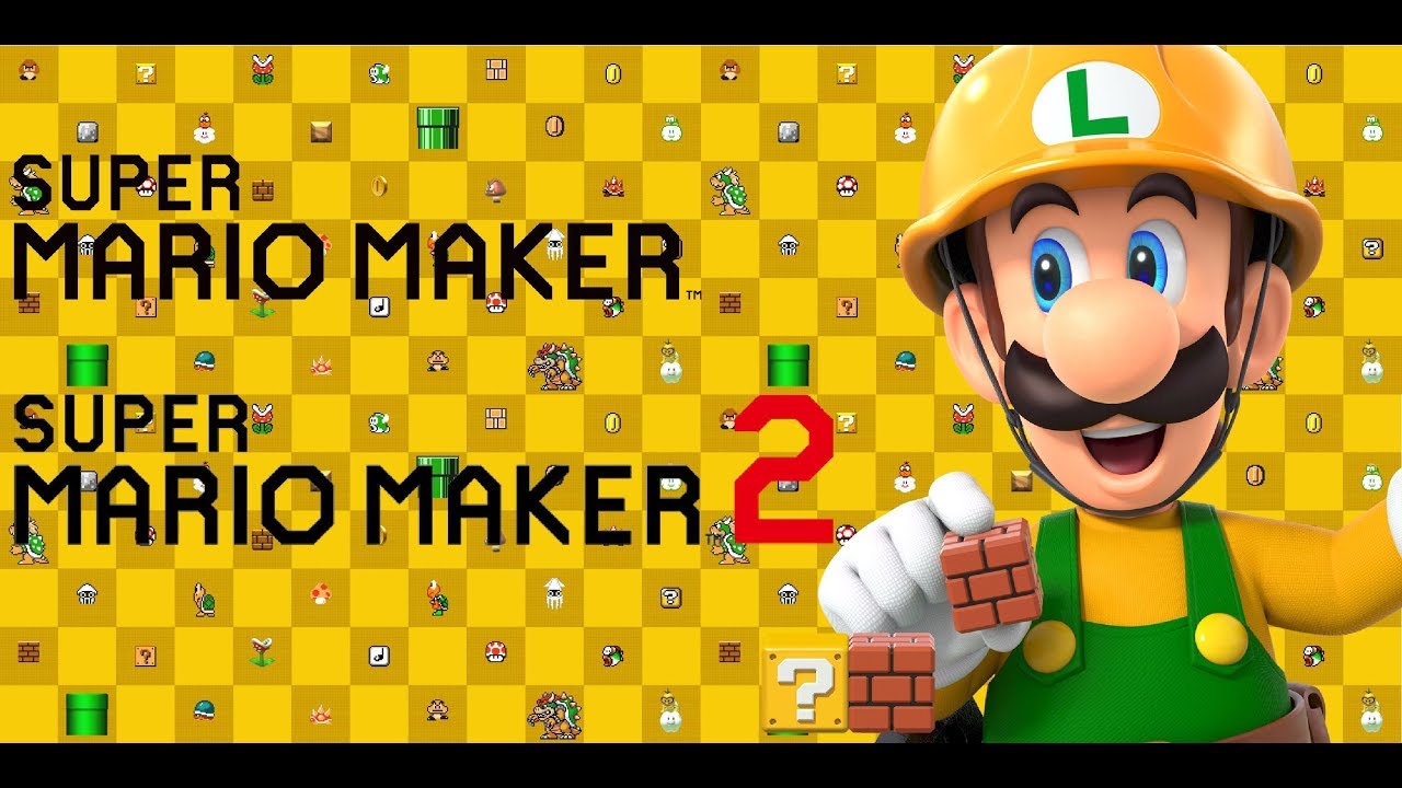 Super Mario Maker Title Screen - Mashup (SMM + SMM2) - YouTube