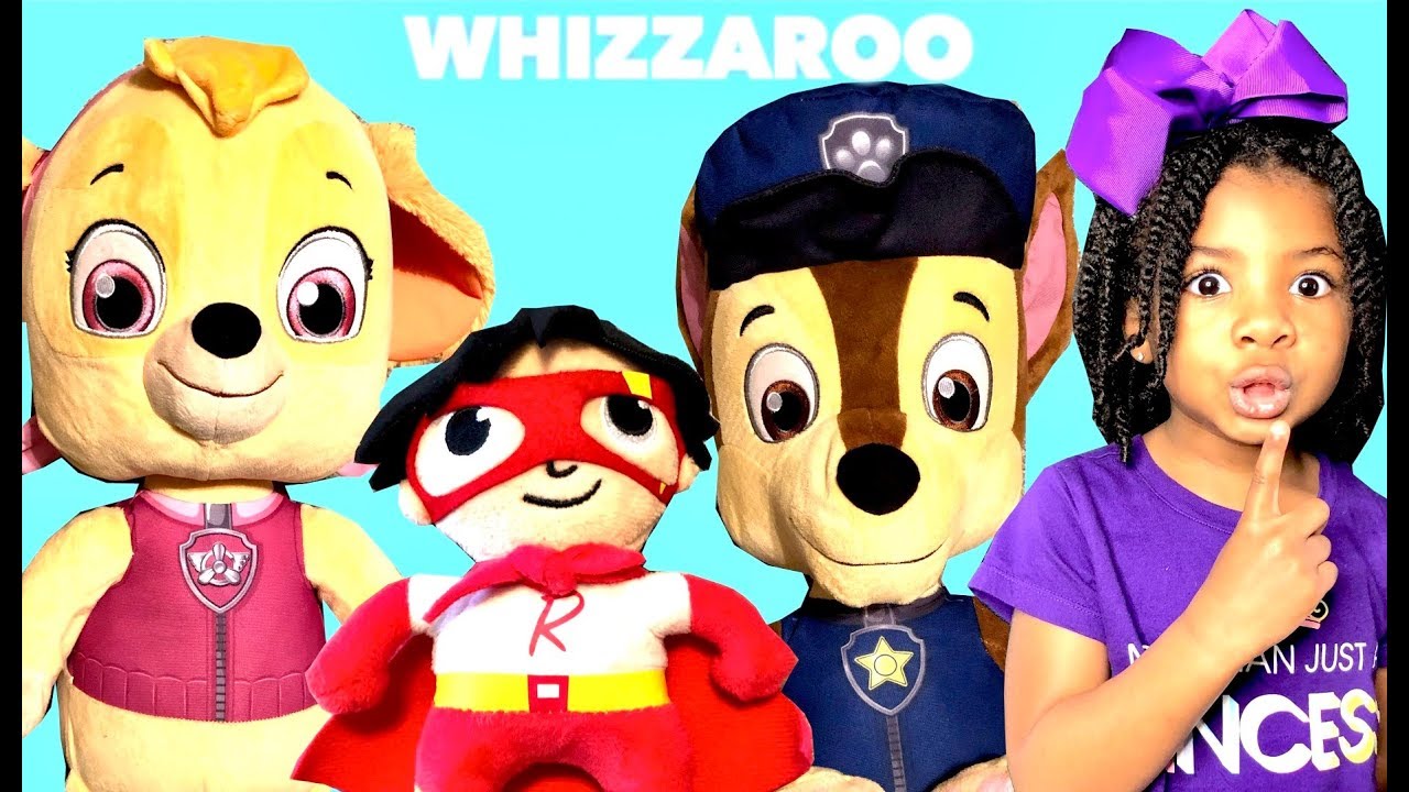 Paw Patrol, magic portal, play with interactive toy puppy, hide and ...