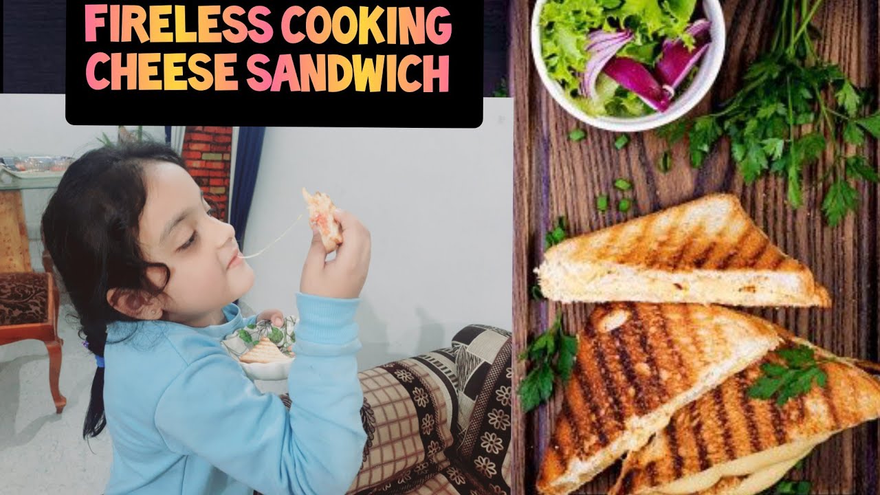 Fireless Cooking|Cheese sandwich recipe|#food #shorts #lunchbox #food # ...