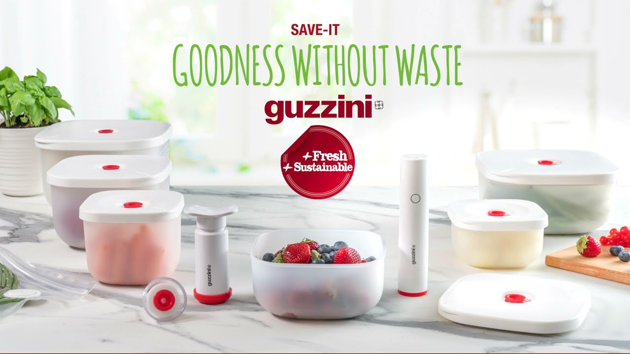 GUZZINI "SAVE-IT" the vacuum in 3 simple steps - YouTube