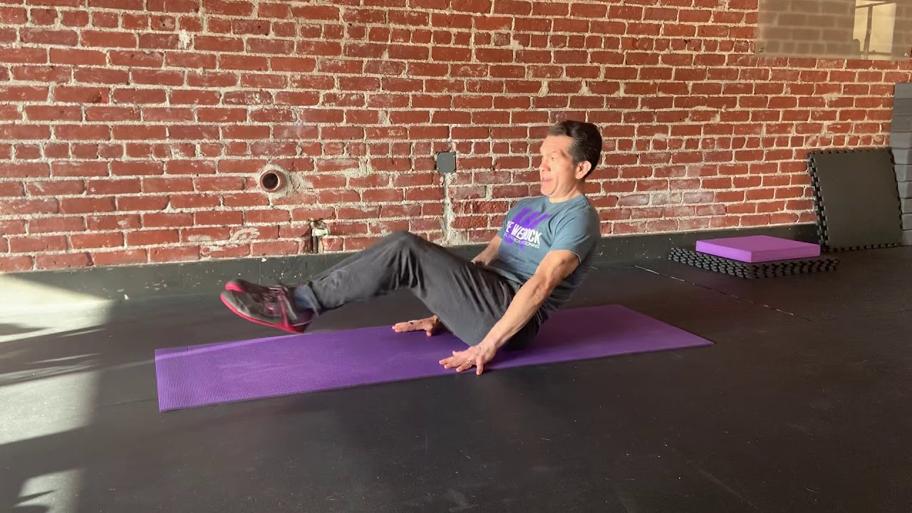 V-Sit Kick Out - YouTube