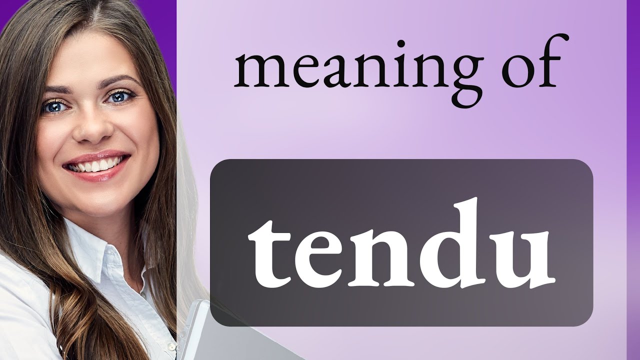 Exploring the Elegance of "Tendu" in Ballet and Language - YouTube