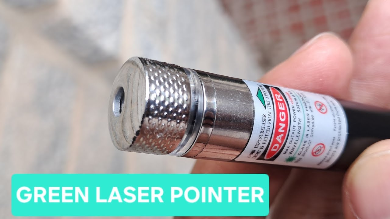 A Green Laser Pointer to Make Light Display - YouTube