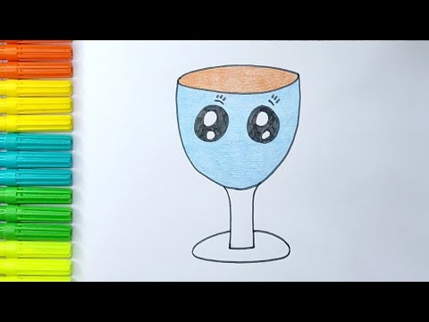 Cute Glass Drawing and Coloring for Kids Children Babies Toddlers ...