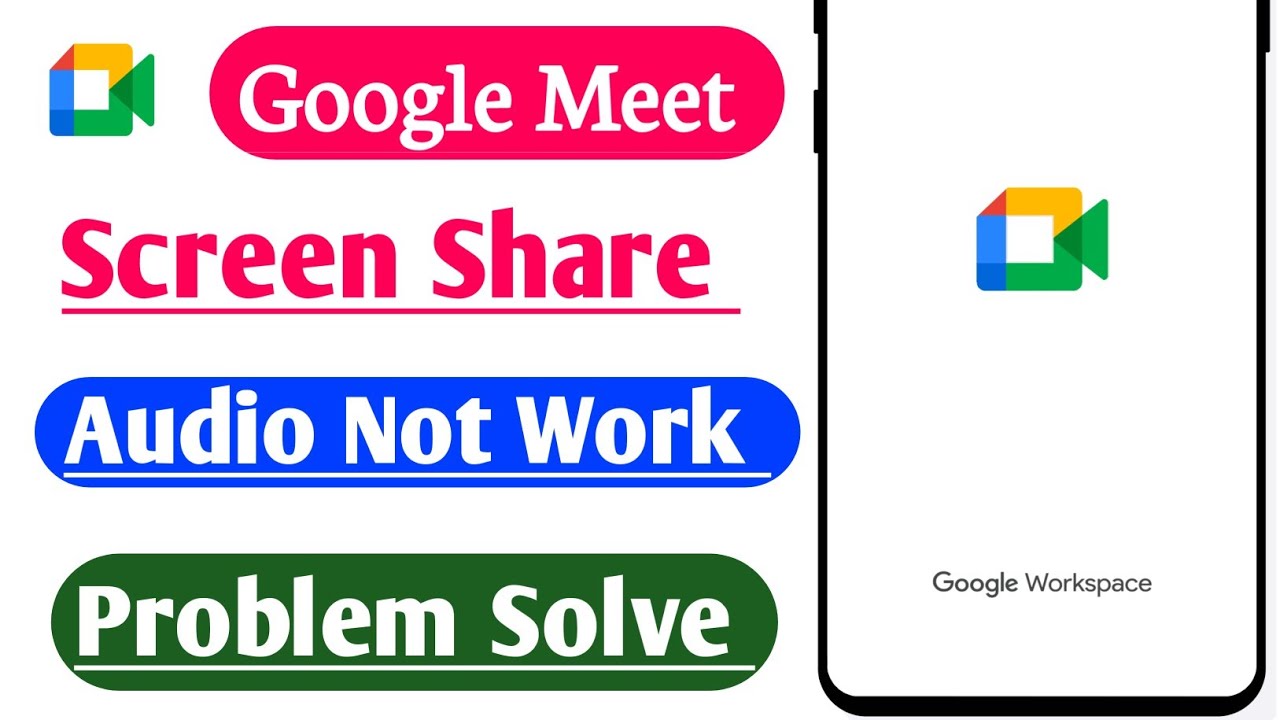 Google meet Screen Sharing audio not working fix | google meet audio ...
