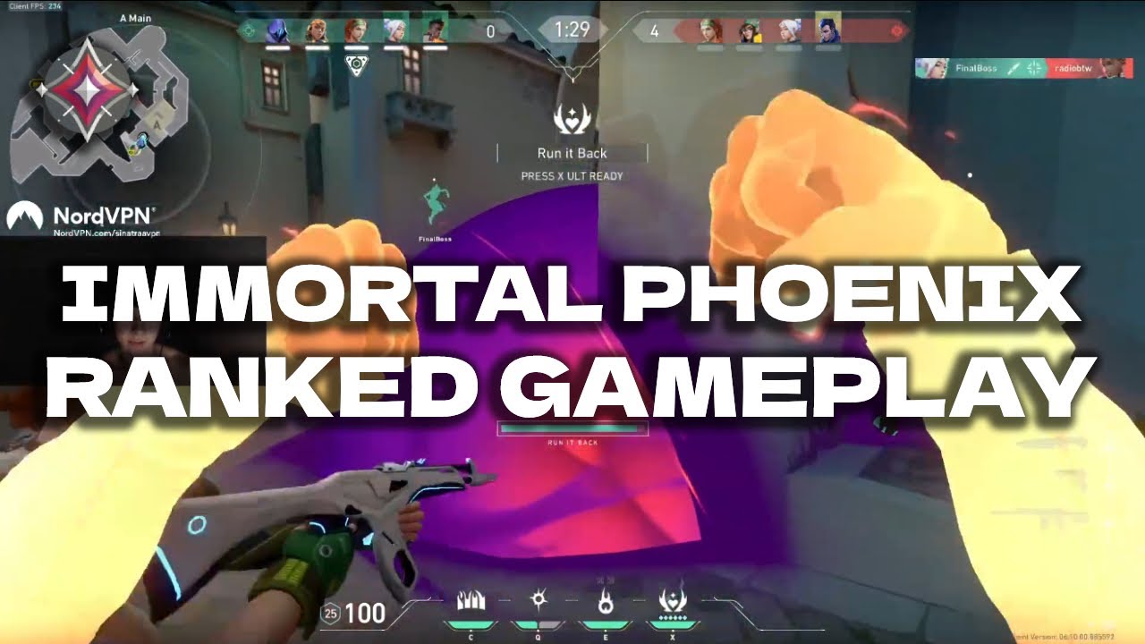IMMORTAL 3 Sinatraa PHOENIX Ranked Gameplay! PEARL Valorant VOD Replays ...