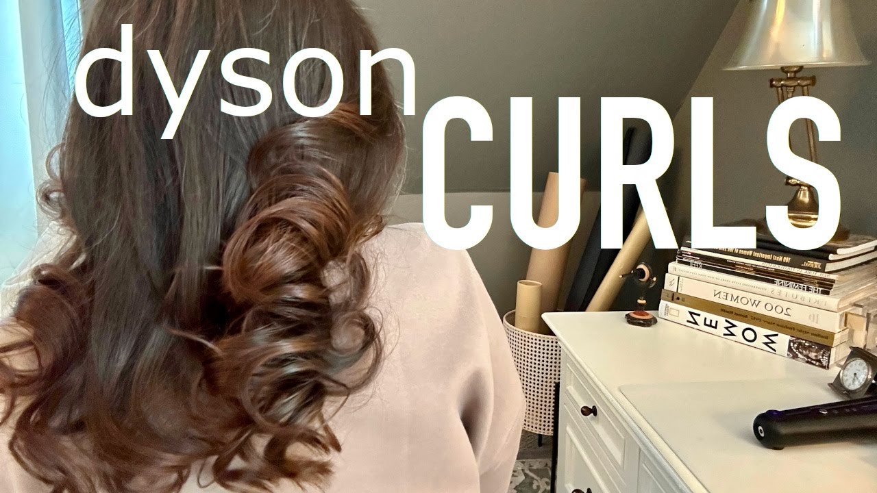 Curling Hair with a Dyson Straightener | Curling Hair Away From your Face | Aesthetics of Olive ...