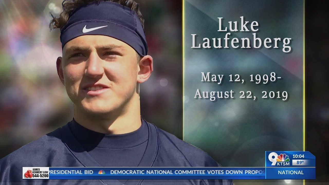 UTEP tight end Luke Laufenberg dies of cancer at 21 - YouTube