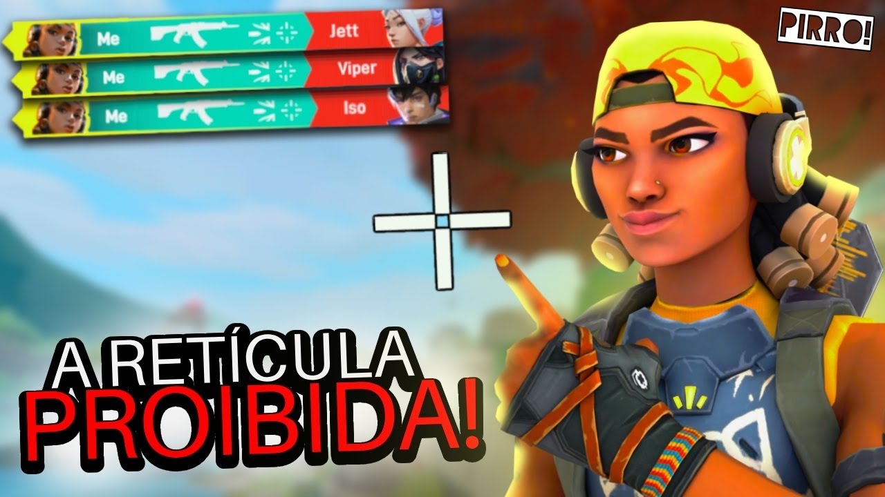 SEM DÚVIDA! essa é a MELHOR RETÍCULA do VALORANT (vantagem competitiva ...