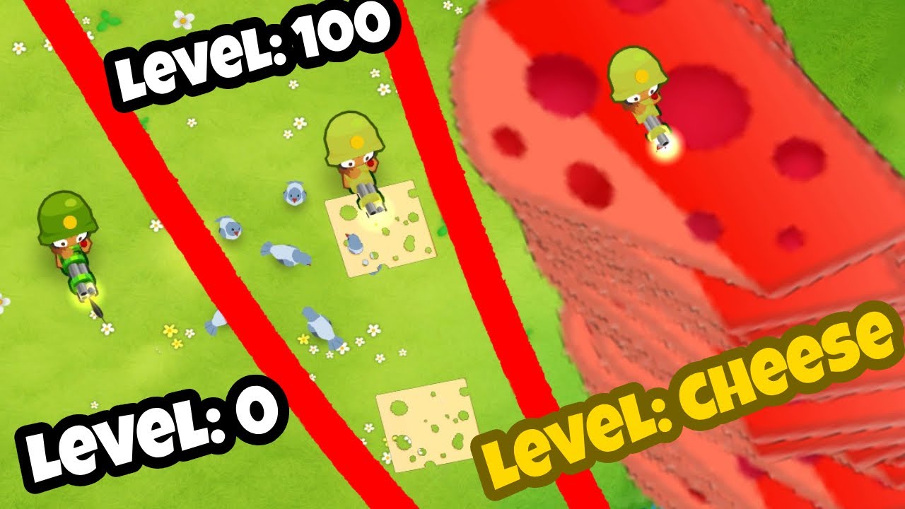 The CHEESE GUNNER 8th Path for the Dartling Gunner Tower in BTD6 ...