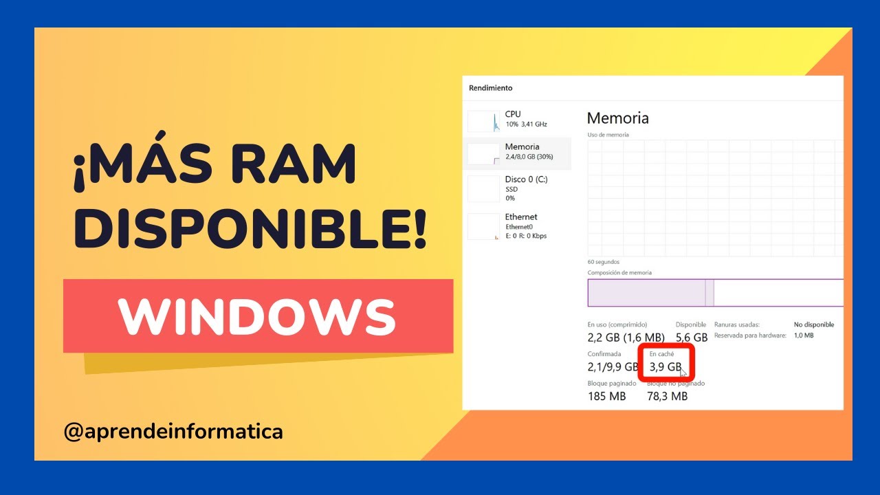 Como LIBERAR el CACHE de la MEMORIA RAM en WINDOWS 10/11 - YouTube