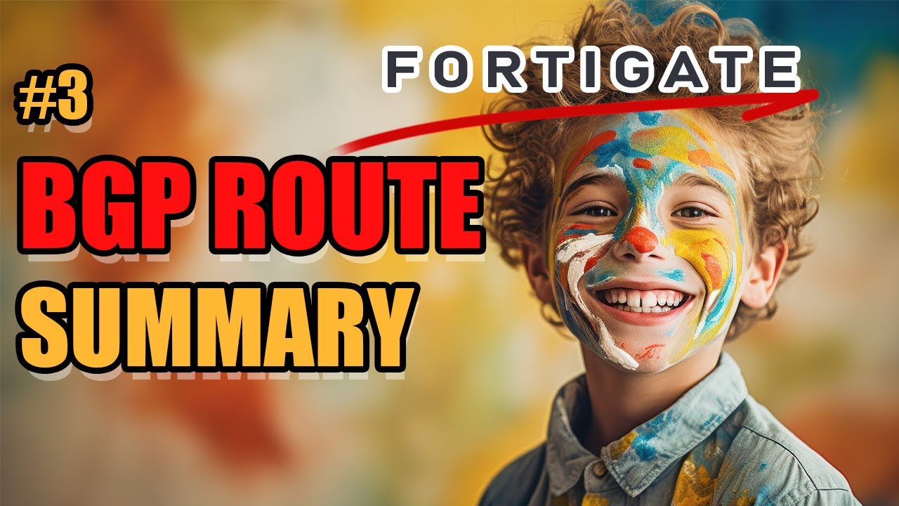 3 - BGP route summarization on Fortigate - YouTube