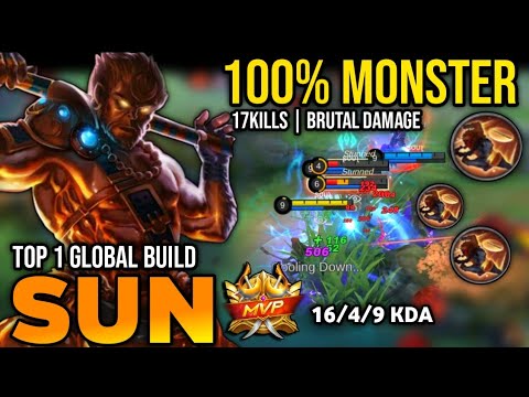 SUN BEST BUILD 2022 | BUILD TOP 1 GLOBAL SUN GAMEPLAY | MOBILE LEGENDS ...