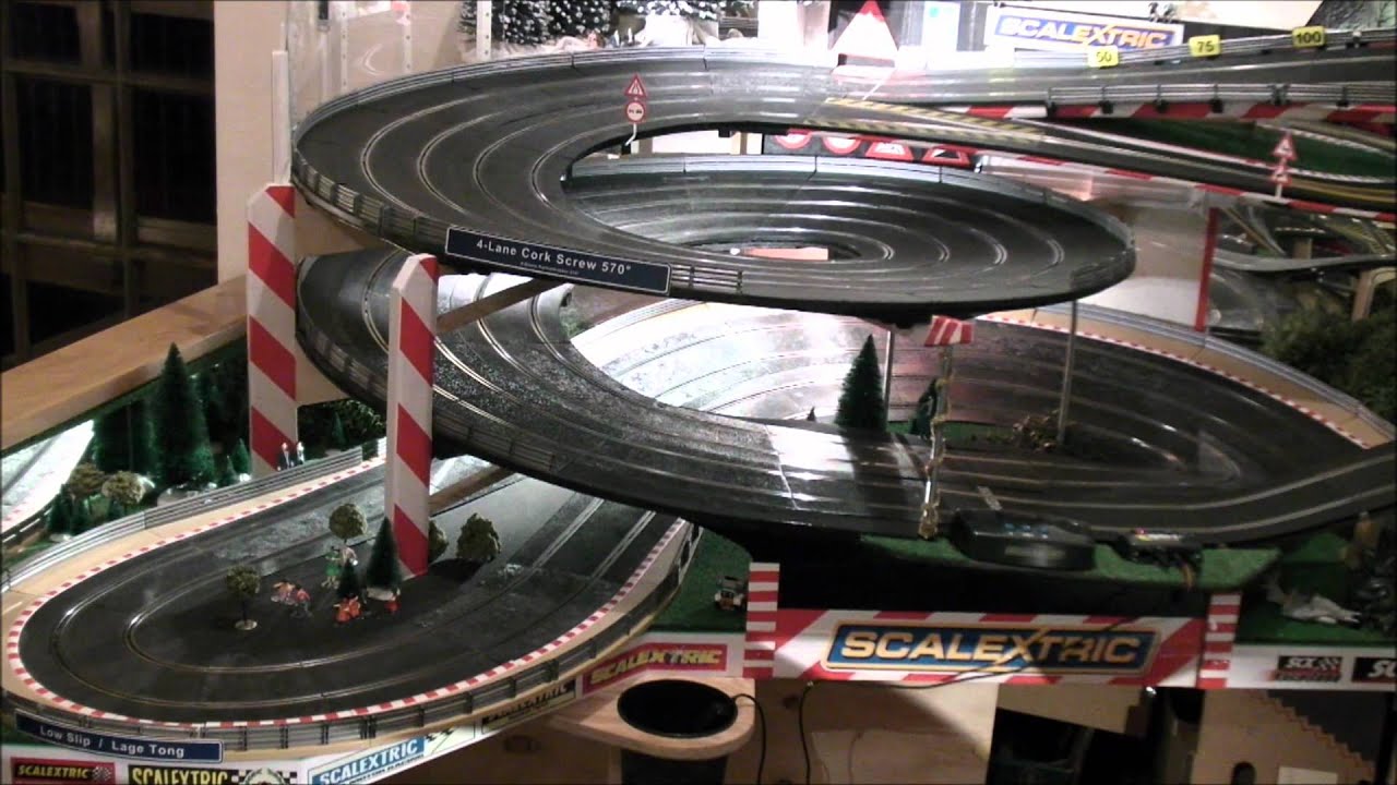 42 meters of Extreme Slot Racing Action! - YouTube