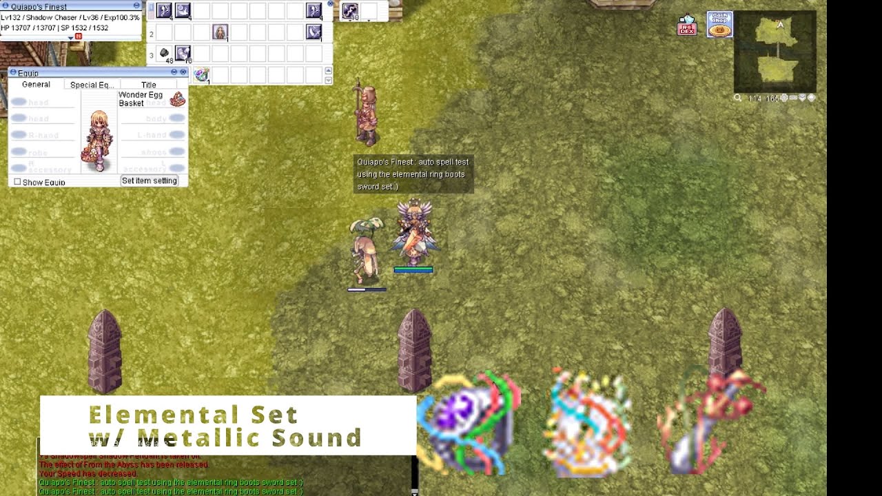 iRO: Elemental Set - Auto Cast with Metallic Sound - YouTube