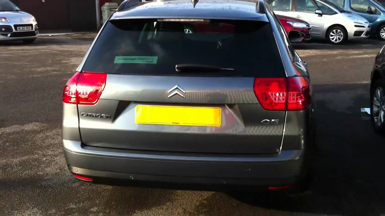 CITROEN C5 2.0 HDI 16V 160 VTR NAV TOURER GREY - YouTube