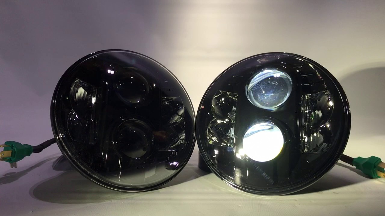 Pro7 Bi-LED 7" Headlights from HIDprojectors.com - YouTube