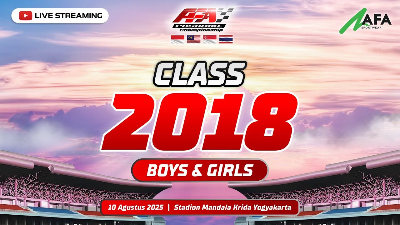 AFA PUSHBIKE CHAMPIONSHIP 2025 || RACE CLASS 2018 - YouTube