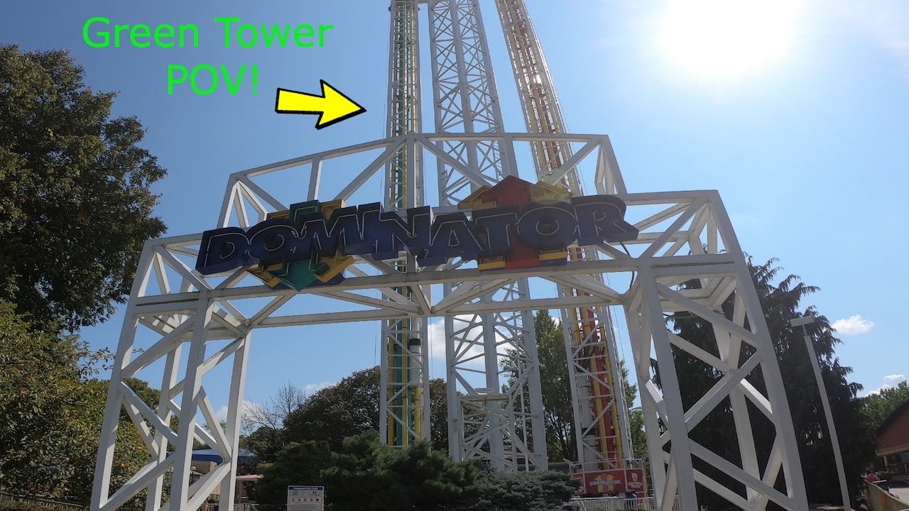 Dominator Green Side POV at Dorney Park! - YouTube