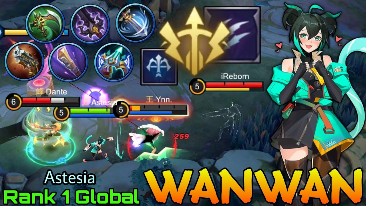 Wanwan Amazing Counter Gank - Top 1 Global Wanwan by Astesia - Mobile ...