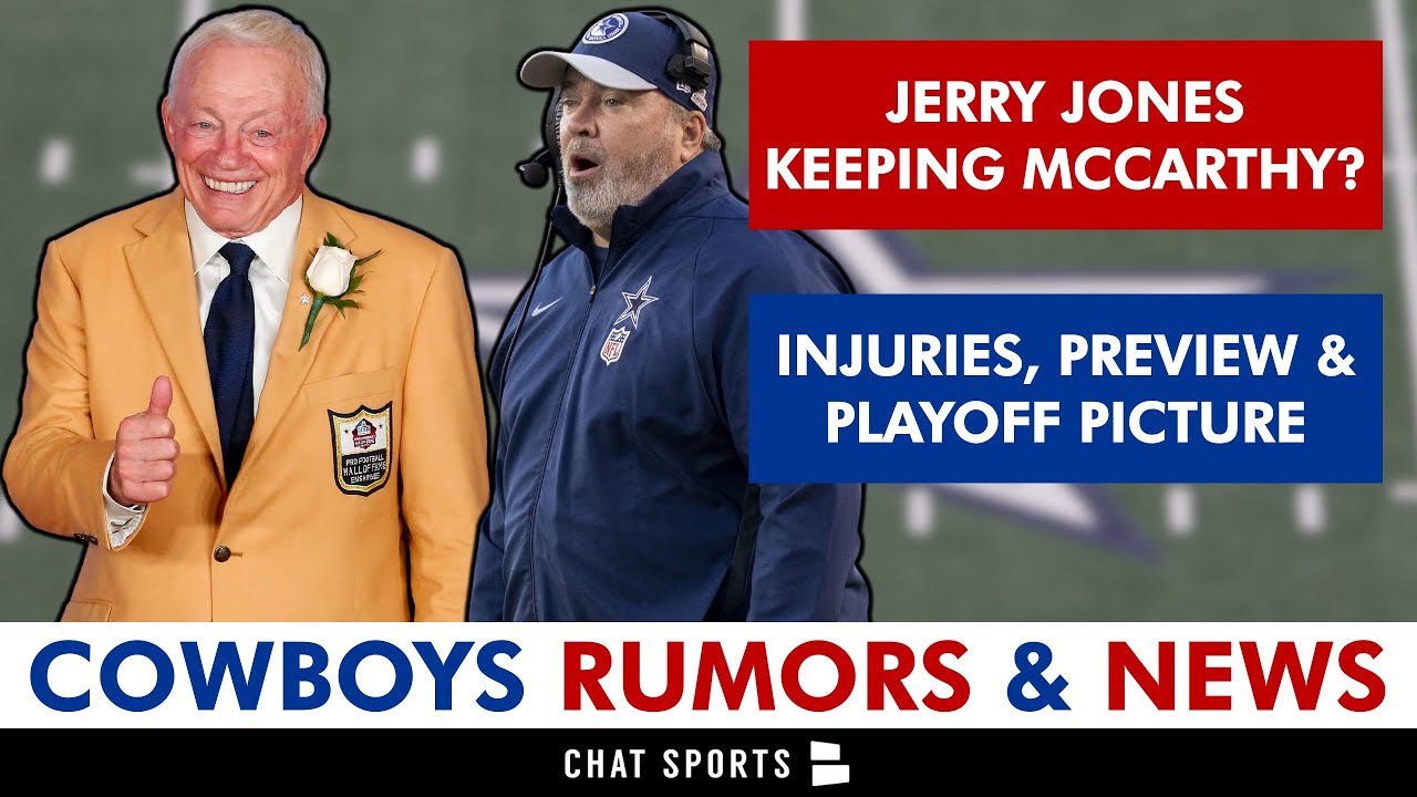 Jerry Jones KEEPING Mike McCarthy? + Cooper Rush Injury, Cowboys ...