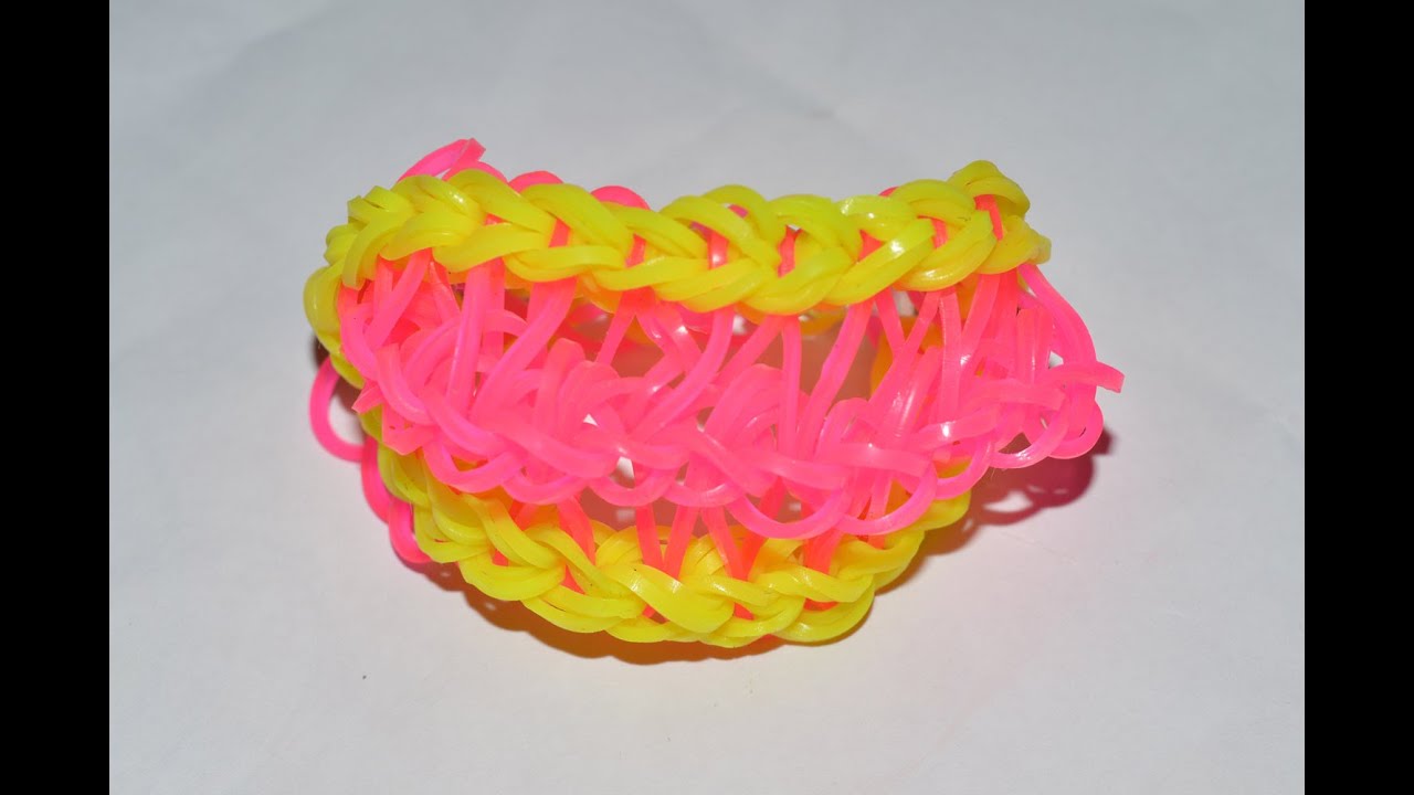 How to Make a Side Triangle Rubber Band Bracelet - Steps Instruction ...