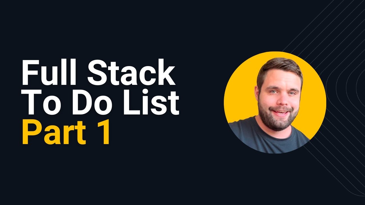 Project GetGoing - Full Stack Supabase + Next.js Progress: Part 1 - YouTube