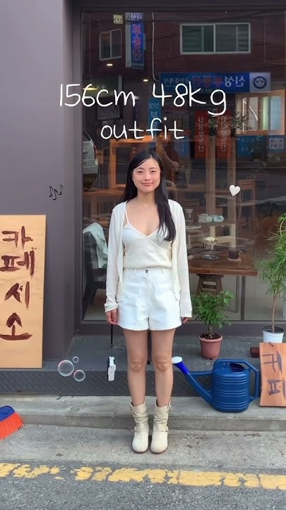 156cm 48kg summer ootd 🫧 - YouTube