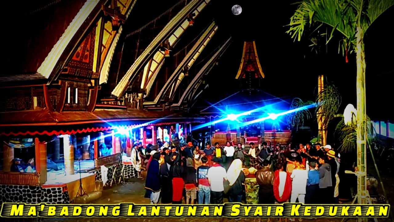 Ma'badong, tarian dan nyanyian syair kedukaan tradisi Rambu Solo' - YouTube