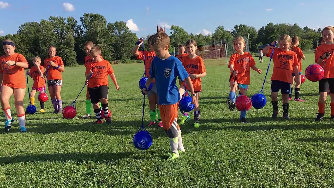 Soccer Practice with The Perfect Kick Trainer - YouTube