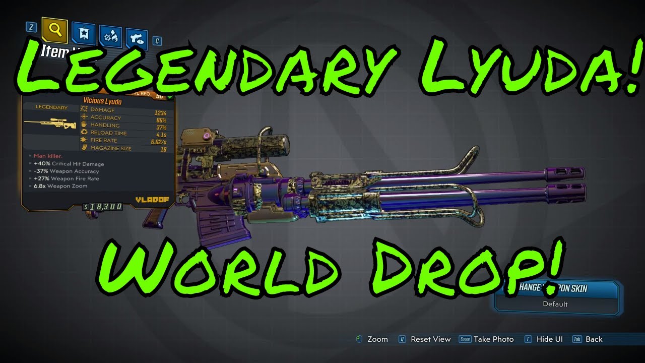 Borderlands 3 Lyuda Best Legendary Sniper Showcase - YouTube