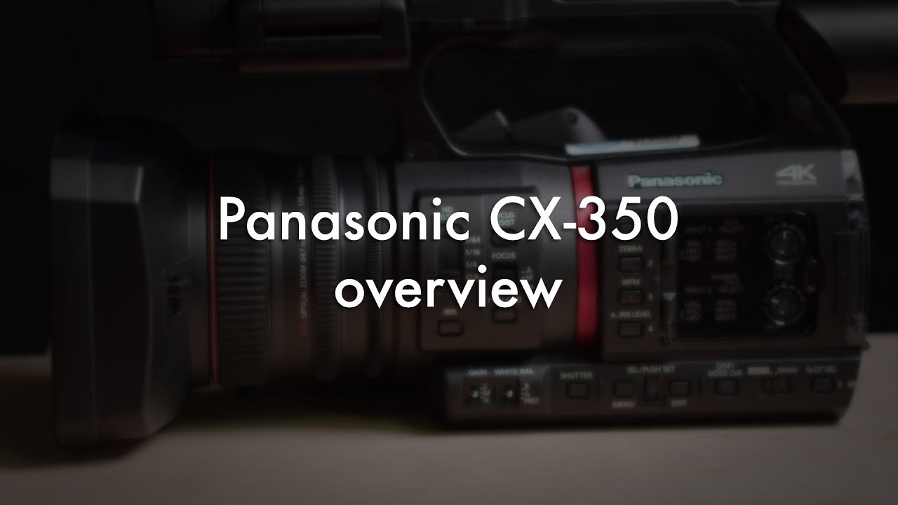 Panasonic CX-350 demo - YouTube