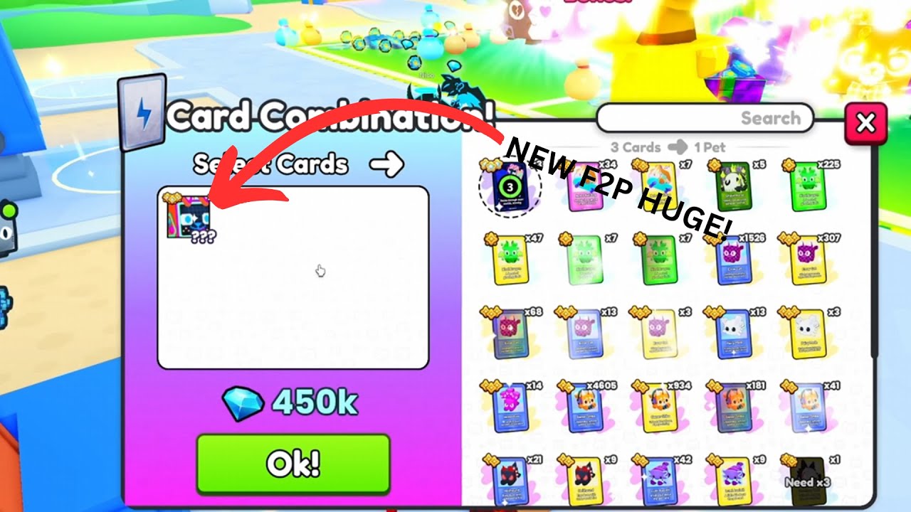 I hatched the new F2P Huge Arcade Dog in Pet Simulator 99 (Card Update ...