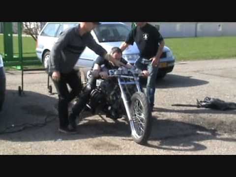 v8 Rover Drag bike - YouTube