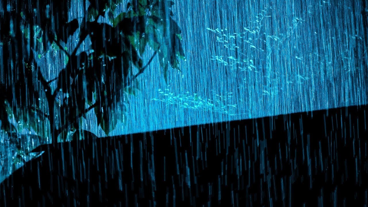 Goodbye Insomnia with Scary Storm, Heavy Rain, Strong Winds & Thunder ...