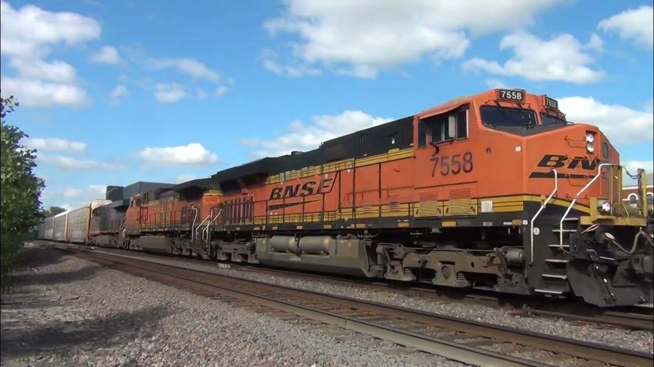BNSF #7558 Leads WB to SB Mixed Freight with CSX Power. Olathe, KS 9/14/24 - YouTube