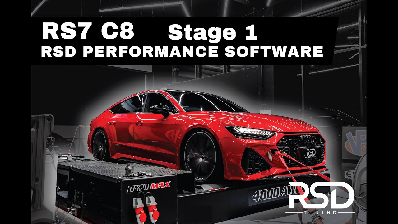 RS7 C8 upgraded to Stage 1 RSD PERFORMANCE SOFTWARE - YouTube
