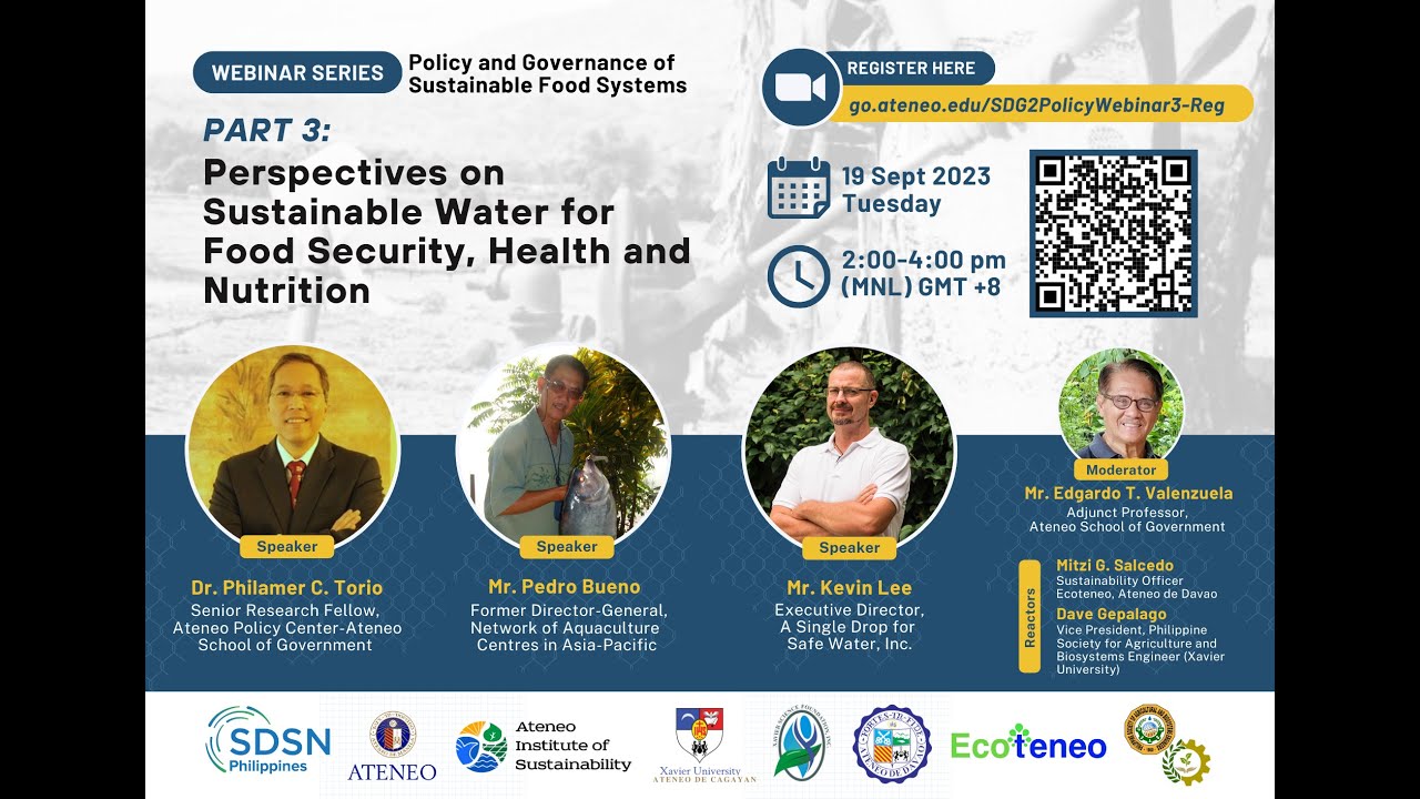 Sustainable Water for Food Security, Health and Nutrition | Food ...