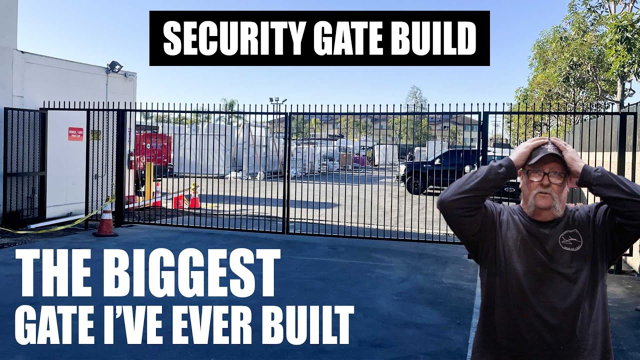 The Biggest Gate I've Ever Built | JIMBO'S GARAGE - YouTube