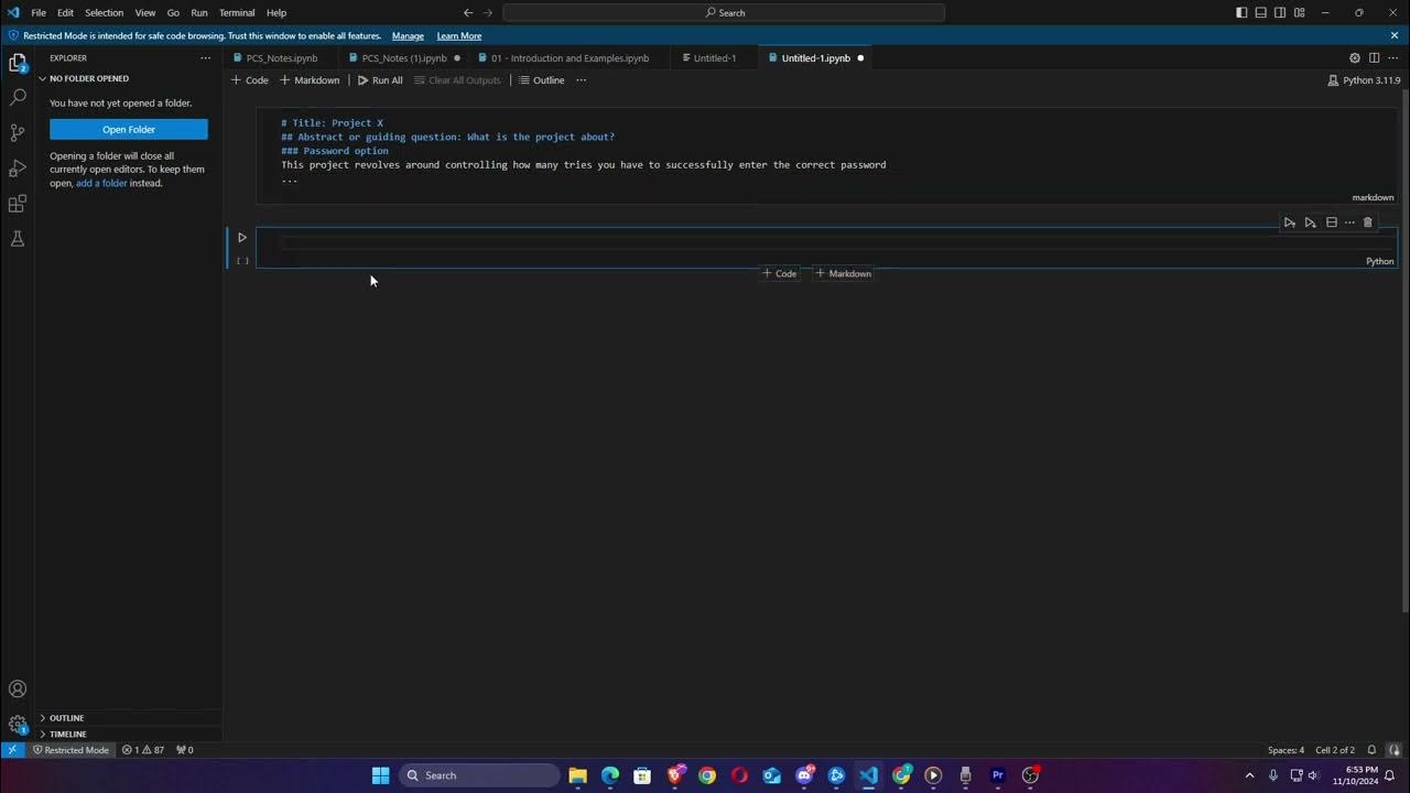 How to create a Jupyter Notebook in Visual Studio Code - YouTube