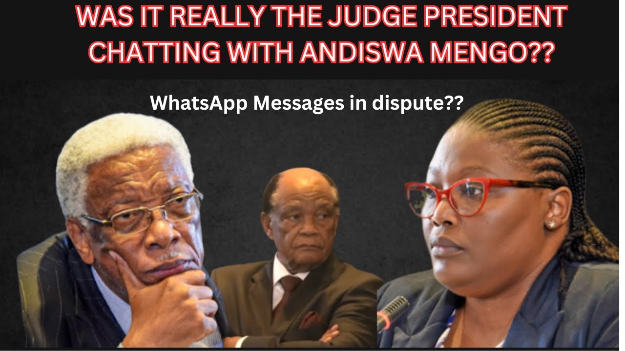 Were the messages really from Judge President Mbenenge? - YouTube