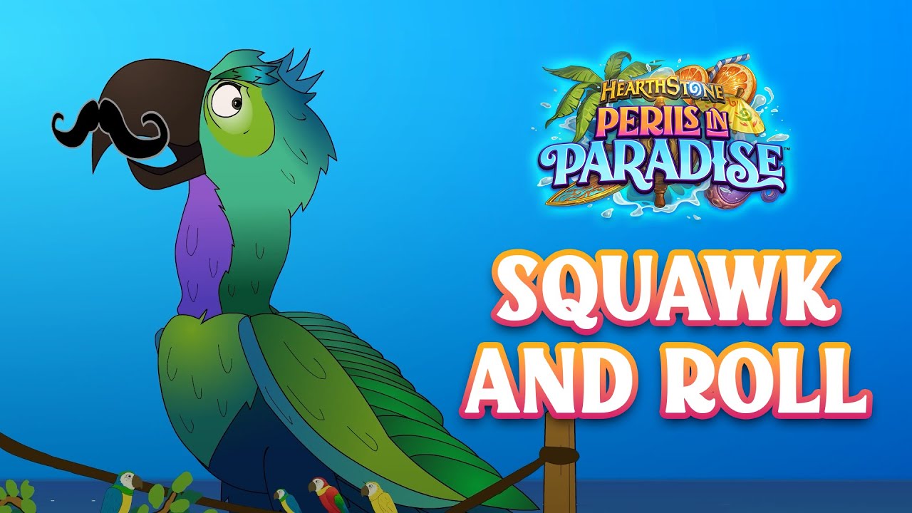 Squawk and Roll - Wronchi Card Reveal | Perils in Paradise | Hearthstone - YouTube
