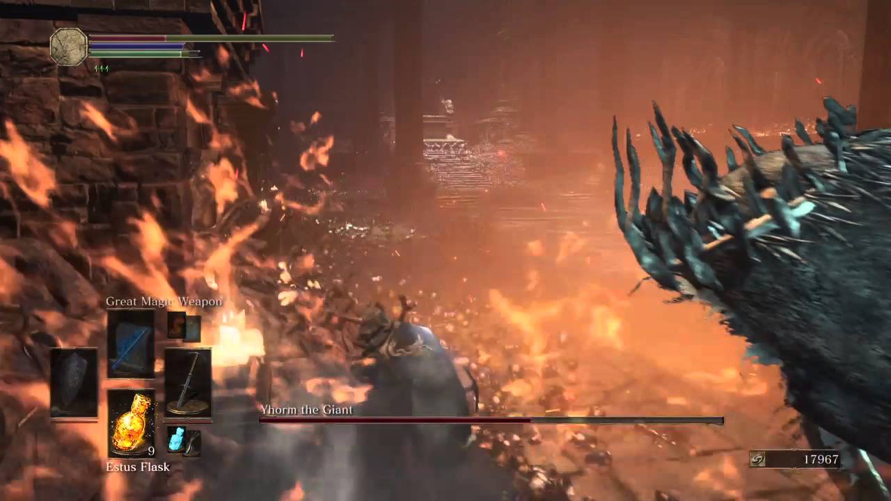 DARK SOULS 3 - Yhorm the Giant - YouTube