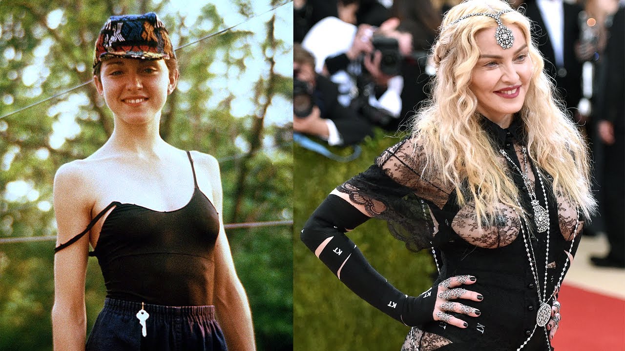 Madonna - Transformation From 1 To 58 Years Old - YouTube