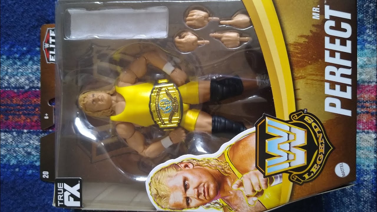wwe elite legends series 20 Mr perfect unboxing and review - YouTube