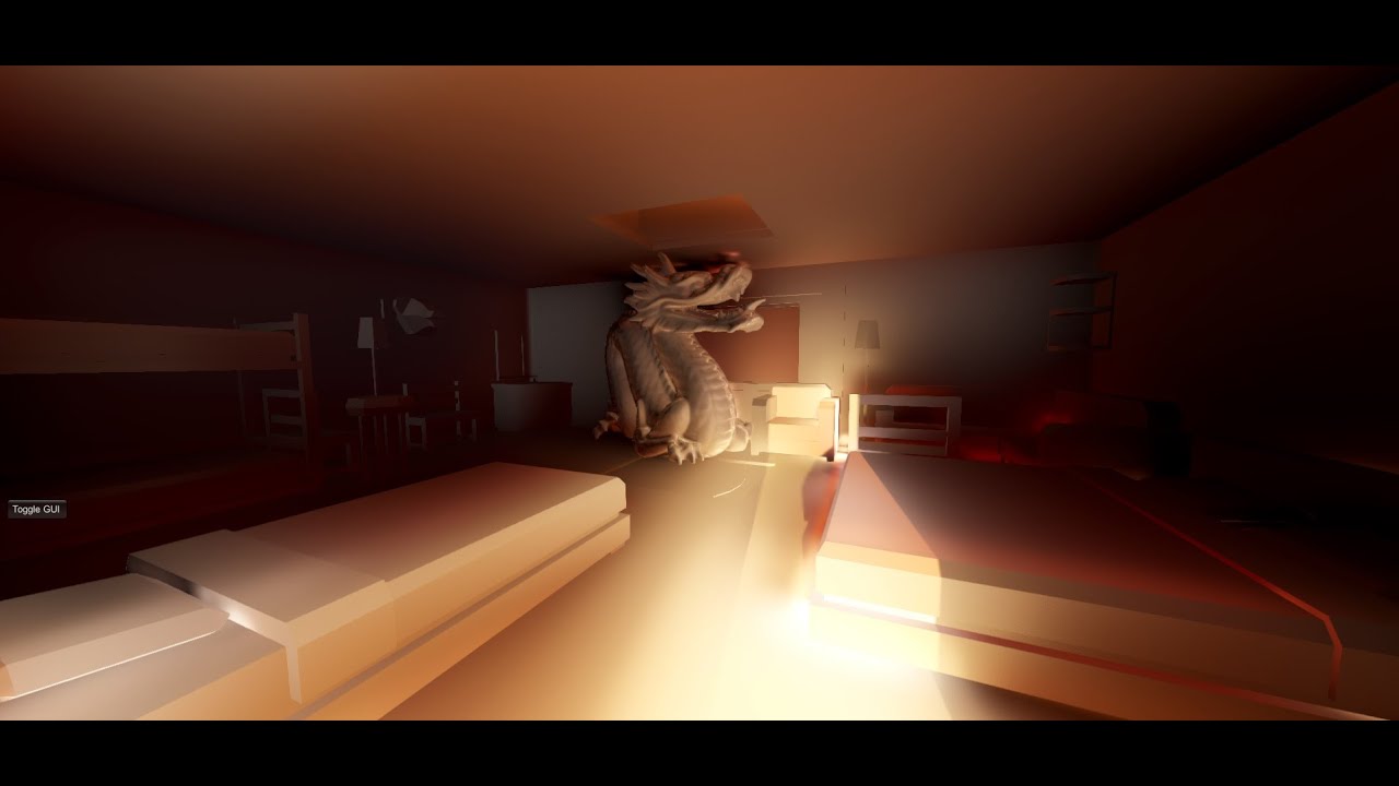 LUMINA Global Illumination work on new demo scenes - YouTube