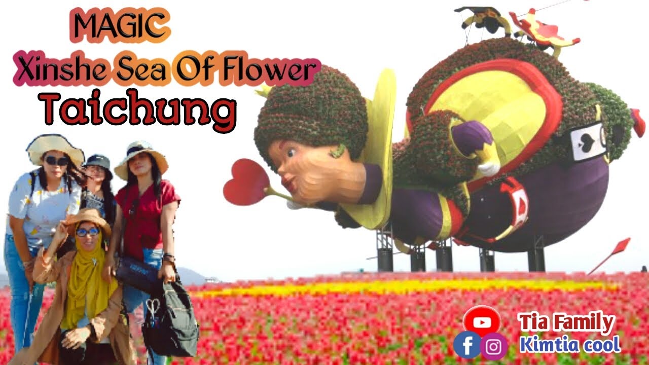 MAGIC XISHE SEA OF FLOWER|台中國際花毯節 2020|Festival Lautan Bunga Di ...