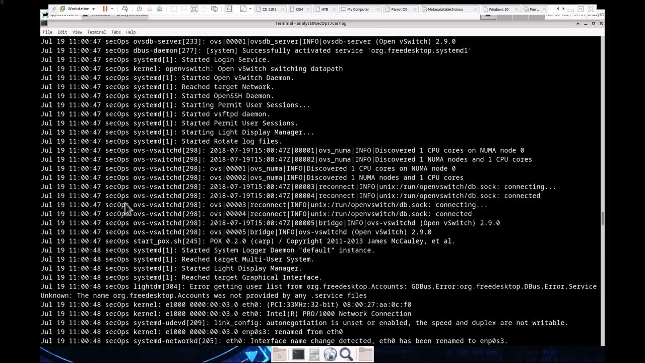 Cisco - CyberOps Associate - 4.4.4 Lab - Locating Log Files - YouTube